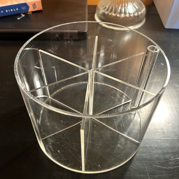 Office | Acrylic Desk Organizer Round | Poshmark